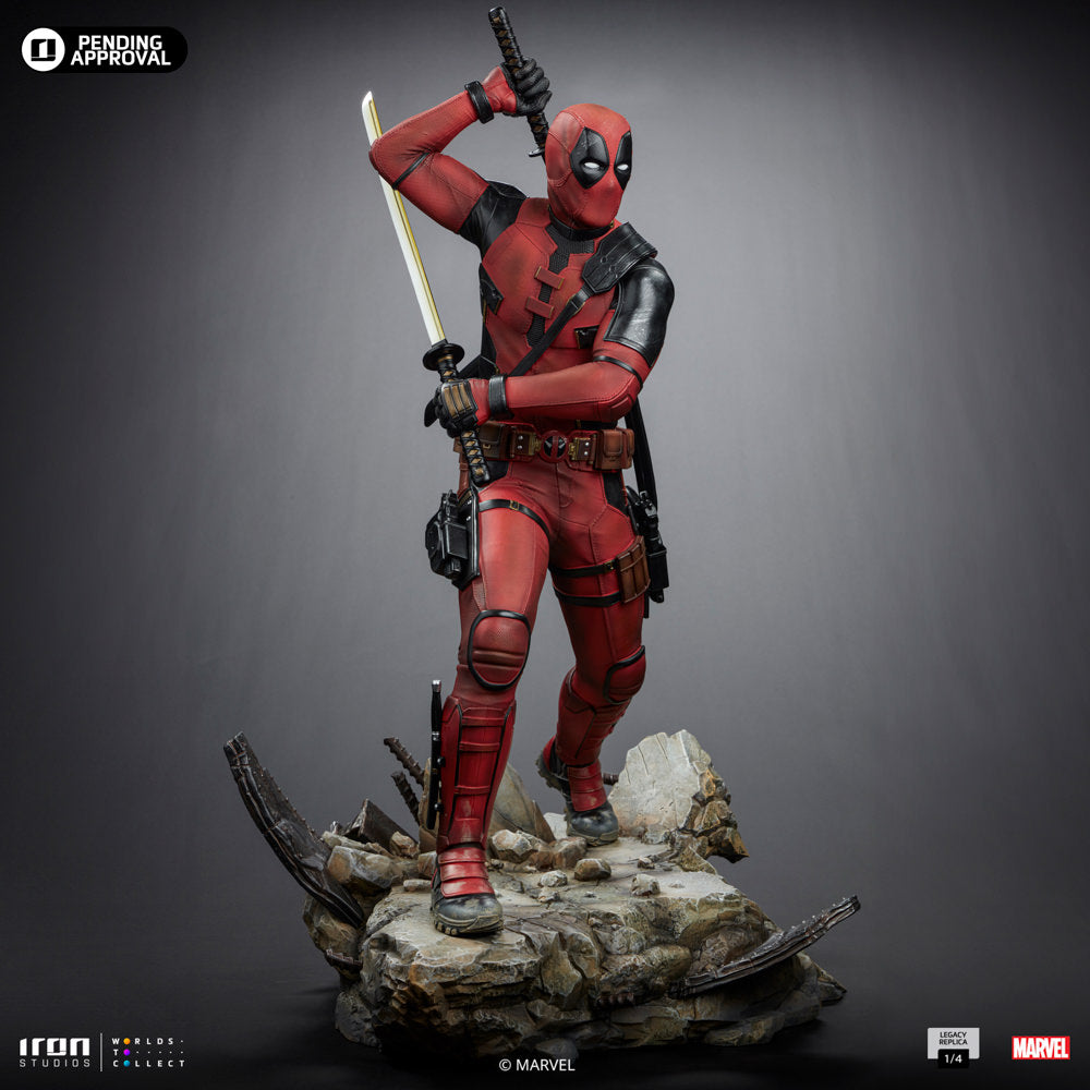 Iron Studios Deadpool Quarter Scale Statue | Comic Fortress